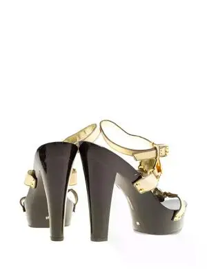 GIUSEPPE ZANOTTI 140mm Embellished Platform Sandals