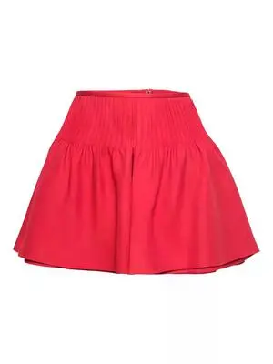 Valentino Garavani Pleated A-line Shorts
