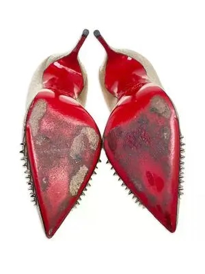 CHRISTIAN LOUBOUTIN 110mm Bareta Heeled Pumps