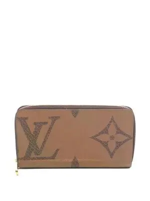 LOUIS VUITTON 2020 Zippy Monogram Reverse Wallet - Brown