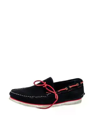 Carolina Herrera Suede Tie-detail Loafers
