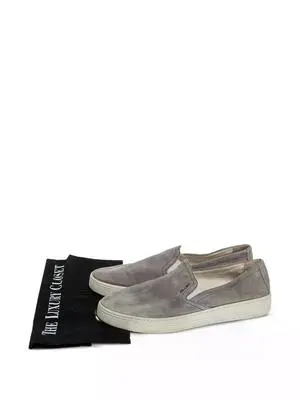 Prada Suede Slip-on Sneakers