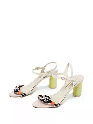 SOPHIA WEBSTER 80mm Leather Heeled Sandals