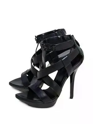 Versace 130mm Platform Strappy Sandals