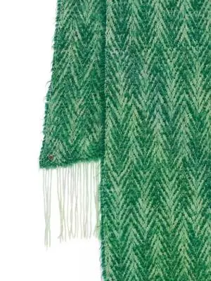 Dries Van Noten 2010s Herringbone Scarf