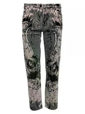 Roberto Cavalli Printed Pants For Women