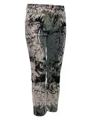 Roberto Cavalli Baroque-print Trousers