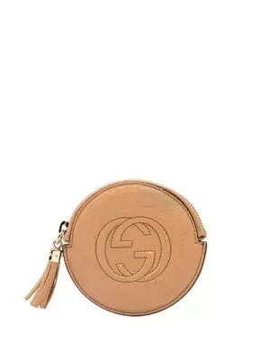 Gucci 2000-2015 Leather Soho Coin Pouch - Brown