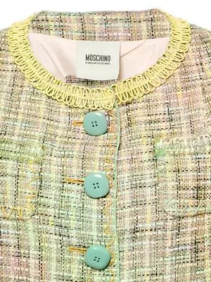 Moschino Tweed Short-sleeve Jacket