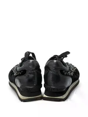 LE SILLA Velvet Crystal Sneakers