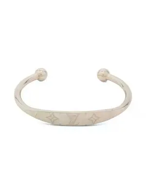 LOUIS VUITTON 2011 Monogram Bangle - Silver