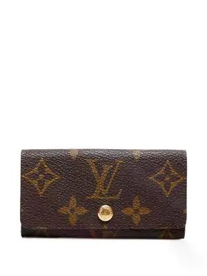 LOUIS VUITTON 1990s Monogram Multicles Key Case - Brown