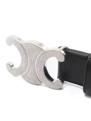 Celine 2020s Triomphe Leather Belt