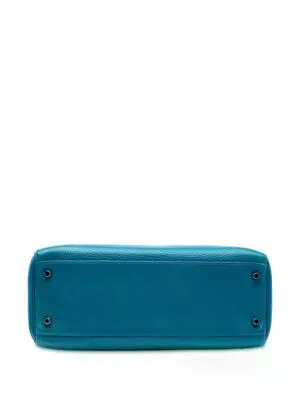 Hermès 2013 Togo Amazon Kelly Ii Retourne 32 Satchel - Blue
