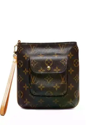 LOUIS VUITTON 2003 Partition Wristlet Pouch Bag