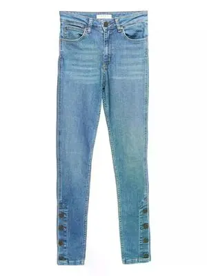 Sandro Button-fastening Straight Leg Jeans