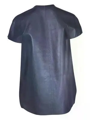 Marni Short-sleeve Leather Jacket - Grey
