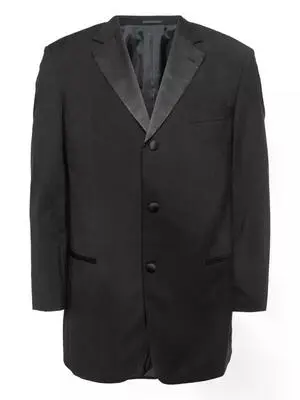 Hugo Boss Satin-lapel Wool Blazer