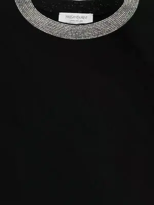 Saint Laurent 2012 Crystal-embellished Mini Dress