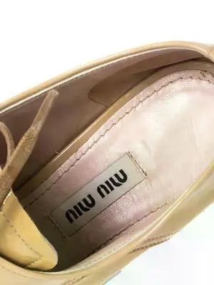 Miu Miu Crystal-embellished Derby Shoes