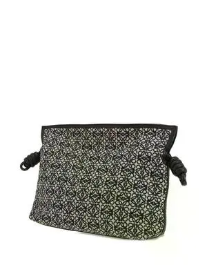 Loewe 2020s Flamenco Knot Clutch Bag - Black