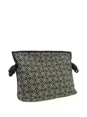 Loewe 2020s Flamenco Knot Clutch Bag - Black