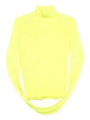 MAISON MARGIELA 1990s Turtleneck Sweater - Yellow