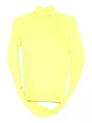 MAISON MARGIELA 1990s Turtleneck Sweater - Yellow