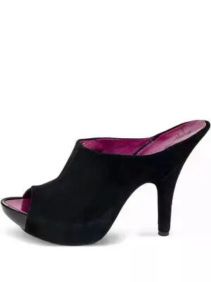 GIUSEPPE ZANOTTI 140mm Peep-toe Sandals - Black