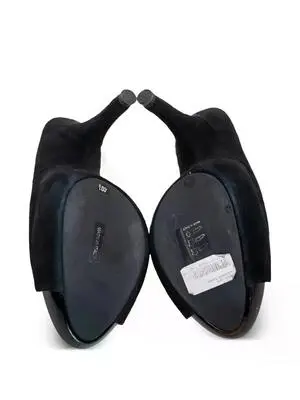 GIUSEPPE ZANOTTI 140mm Peep-toe Sandals - Black