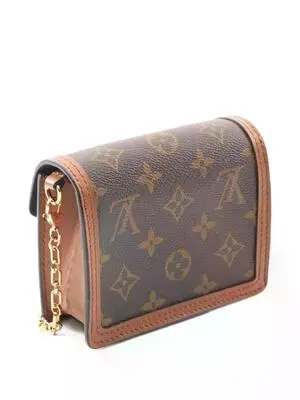 LOUIS VUITTON Micro Dauphine Monogram-reverse Shoulder Bag