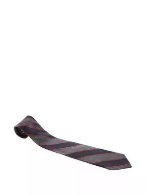 Valentino Garavani Diagonal-stripes Silk Tie