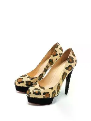 CHARLOTTE OLYMPIA 140mm Dolly Pumps - Gold