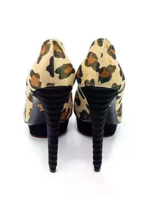 CHARLOTTE OLYMPIA 140mm Dolly Pumps - Gold