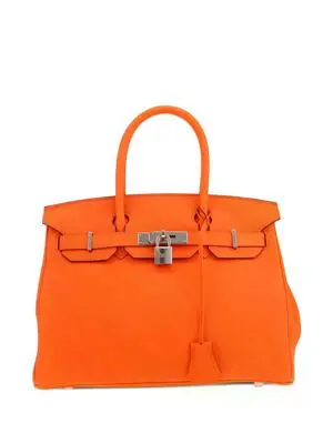 Hermès Birkin 30 Handbag - Orange