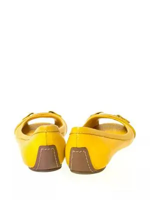 Tory Burch Leather Buckle Flats