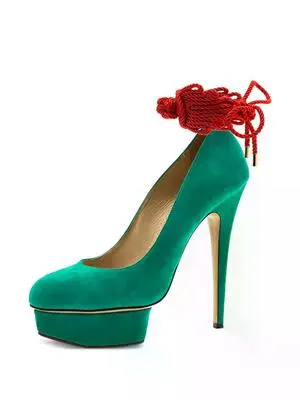 CHARLOTTE OLYMPIA 155mm Dolly Rope-detail Pumps
