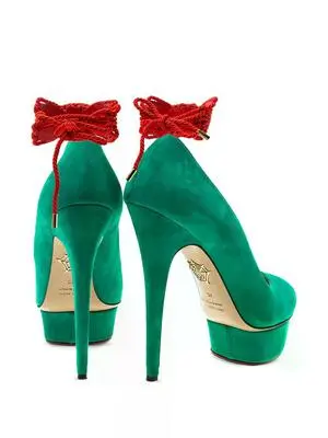 CHARLOTTE OLYMPIA 155mm Dolly Rope-detail Pumps
