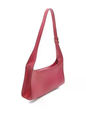 Celine 2010s Triomphe Leather Shoulder Bag