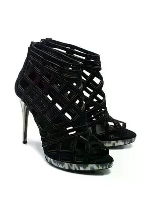 Burberry 110mm Cut-out Platform Stiletto Sandals