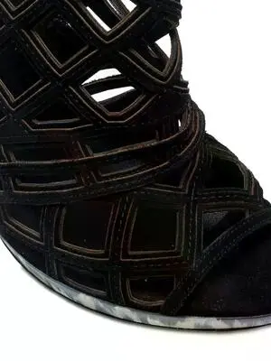 Burberry 110mm Cut-out Platform Stiletto Sandals