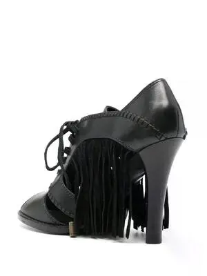 LOUIS VUITTON 2010 105mm Lace-up Pumps