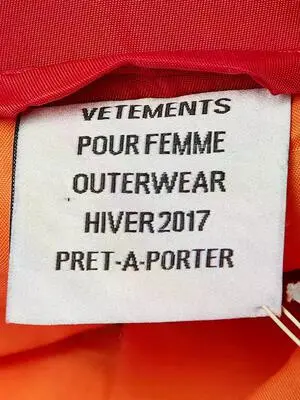 Vetements Hooded Bomber Jacket