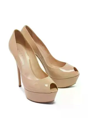Casadei 140mm Peep-toe Platform Pumps