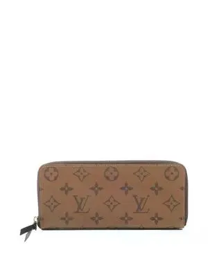 LOUIS VUITTON 2021s Reverse Monogram Clemence Wallet - Brown