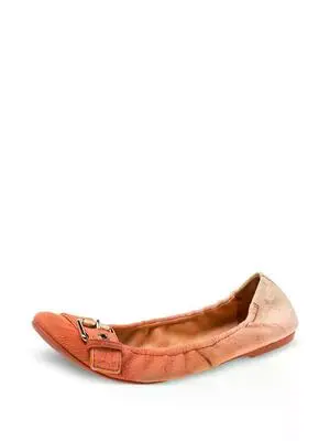 LOUIS VUITTON Denim Ballet Flats
