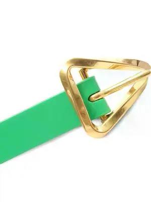 Bottega Veneta 2020s Triangle Leather Belt