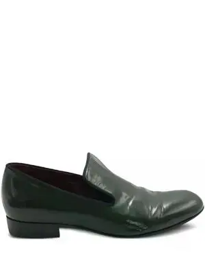 Celine Leather Flat Loafers