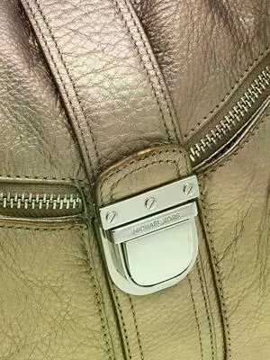 Michael Kors Leather Tote Bag - Gold
