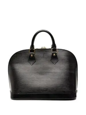LOUIS VUITTON 1997 Epi Alma Pm Handbag - Black
